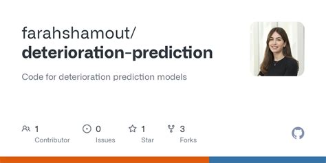 Github Farahshamoutdeterioration Prediction Code For Deterioration