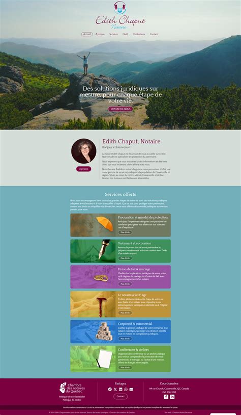 Edith Chaput Notaire Créations André Sactouris