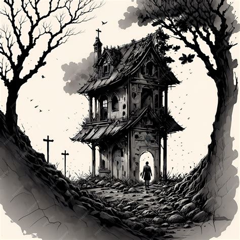 Premium Photo Mournful And Forlorn Illustrationdesolate And