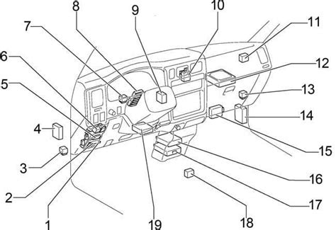 Toyota Tacoma 1998 2000 Fuse Box Diagram Auto Genius
