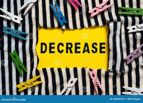 Text Caption Presenting Decrease Business Idea Make Or Become Smaller
