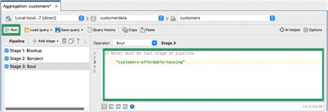 MongoDB Out Example The MongoDB Aggregation Pipeline