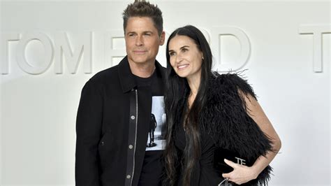 Demi Moore Rob Lowe Reignite About Last Night Nostalgia