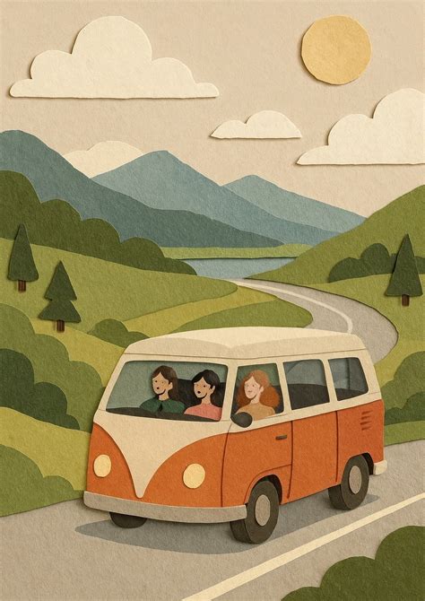 Caravan Vehicle Road Vintage Images Free Photos Png Stickers Wallpapers And Backgrounds Rawpixel