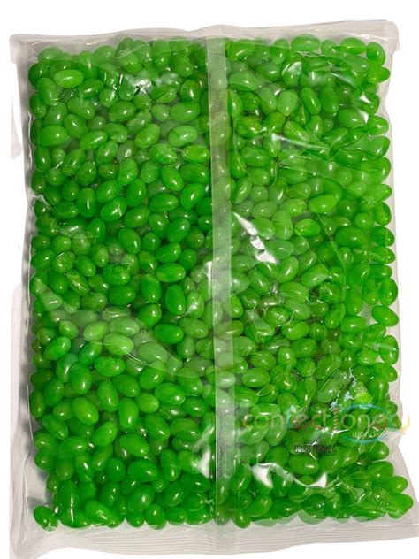 Green Jelly Beans Mini 1kg Confectionery World