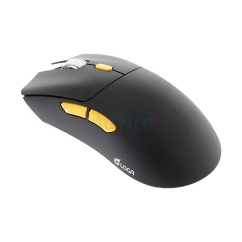 เมาส์ไร้สาย Loga Deva 4k Cyber Black เกมเมอร์ตัวจริงห้ามพลาด พร้อมส่ง