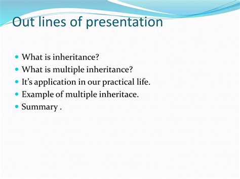 Multiple Inheritance In C Pptx
