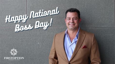 Firstoption Workforce Solutions On Linkedin Happy National Boss Day