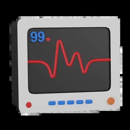 10 057 Heart Rate Monitor 3d Illustrations Free In Png Blend Fbx