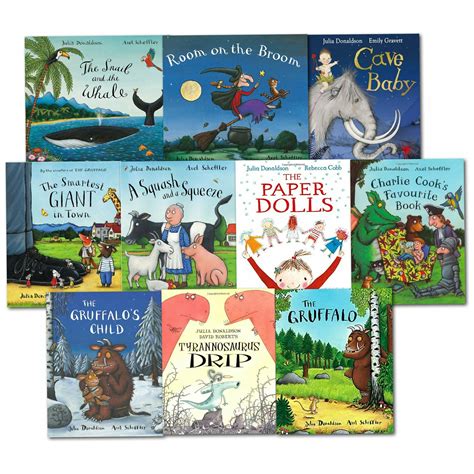 Julia Donaldson Picture Book Collection 10 Books Set The Gruffalo The