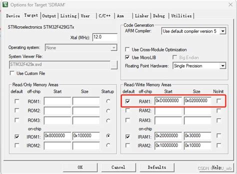 stm32将外部sdram空间作为系统堆 heap 空间 stm32 sdram怎么当成内部ram使用 csdn博客