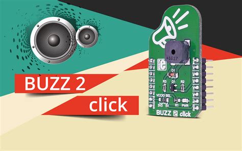 Buzz 2 Click Magnetic Buzzer Transducer