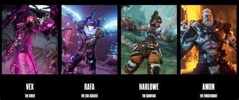 All Four New Borderlands 4 Vault Hunters Officially Revealed Including