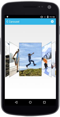 Transformation In Syncfusion Carousel Control In Xamarin Android