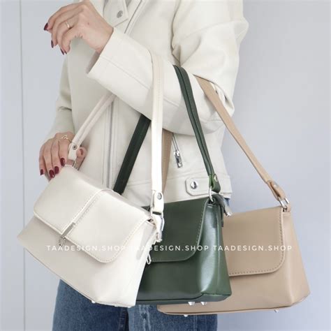 کیف چرمی خانومانه شیک مدل کولینا فوق العاده شیک و جادار و باکیفیت مناسب