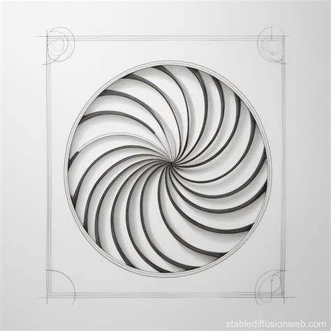 Fibonacci Ratio Symbol Prompts Stable Diffusion Online