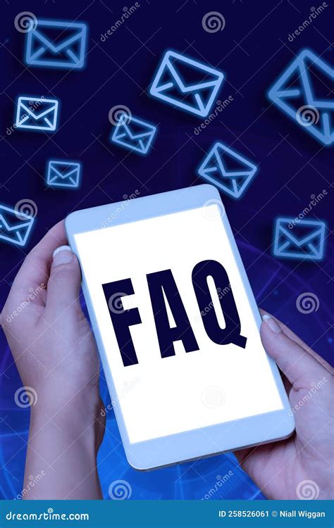 Hand Writing Sign Faq Business Approach List Of Frequently Asked