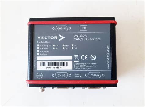 Vector Vn1630a Can Lin Interface With 2 X Cancable 2y New In Box Ebay