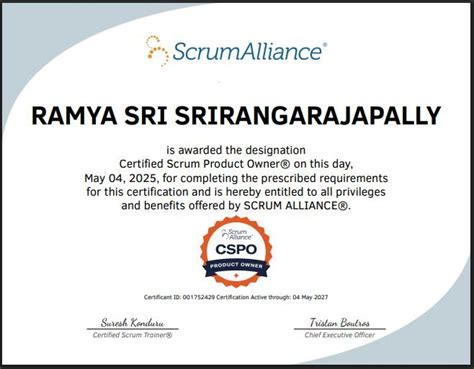 Cspo Scrumalliance Agile Productowner Premieragile Continuouslearning Agilemindset