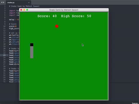 Python Snake Game One News Page VIDEO
