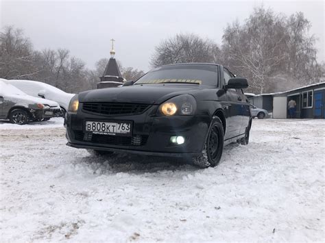 Губа на приору — Lada Приора хэтчбек, 1,6 л, 2008 года | своими руками ...