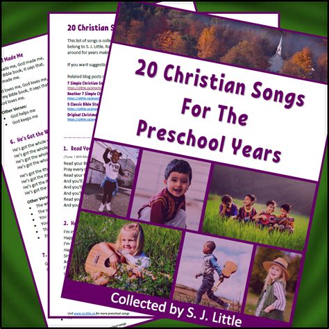 7 Simple Christian Songs For Preschoolers Artofit
