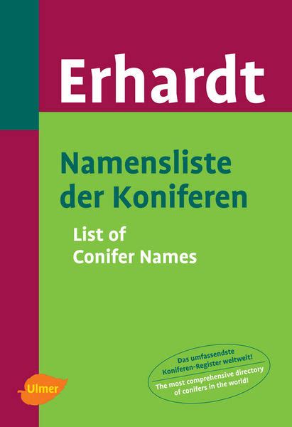 Namensliste Der Koniferen Der Praktische Gartenratgeber