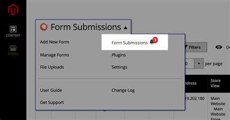Submission Management Magento 2 Blue Form Builder Extension