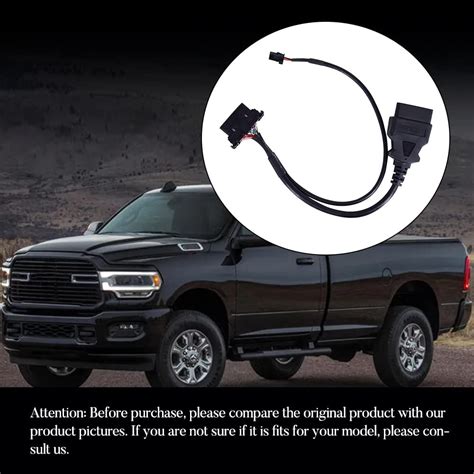 Safety Gate Bypass Obd2 Cable For Dodge Cummins Ram 1500 2500 2018 2020