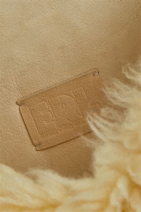 Erl Shearling Messenger Bag Erl Store Erl Clothing