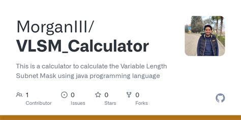 Github Morganiii Vlsm Calculator This Is A Calculator To Calculate The Variable Length Subnet