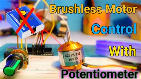 brushless motor control with potentiometer
