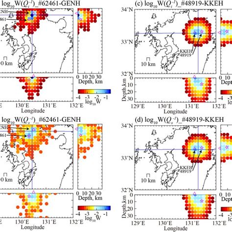 Examples Of The Numerically Calculated Sensitivity Kernels A Qi−1