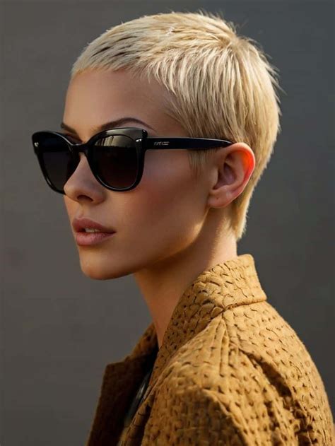 Ideen Buzz Cut Frauen And Shaved Pixie Cut 2024 Fm Galerie Short Hair