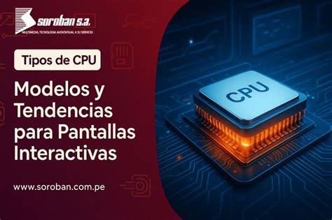 Tipos De Cpu Modelos Y Tendencias Para Pantallas Interactivas