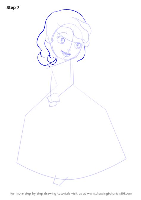 How To Draw Princess Sofia From Sofia The First Sofia The First Step