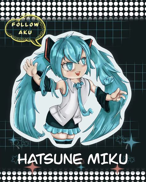 Stunning Hatsune Miku Poster Perfect For Anime Lovers Warna