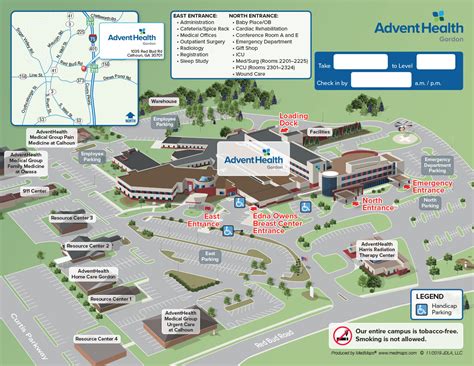 Eisenhower Medical Center Campus Map 620x458