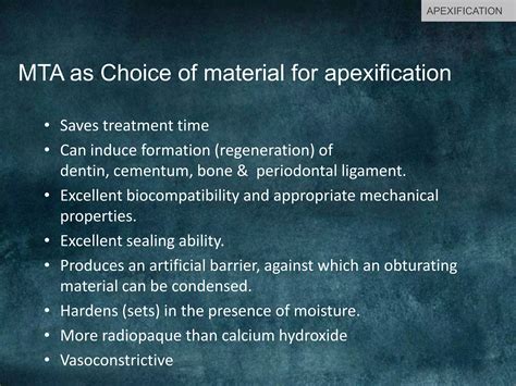 Apexogenesis And Apexification Pptx