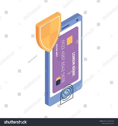 isometric hacker safety system composition isolated stock vector