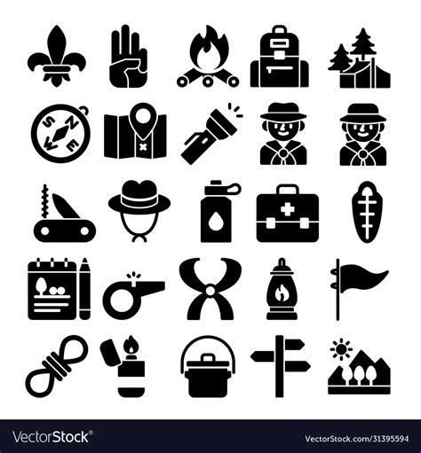 Vector Scout Logo Scout Uniform Vector Art Icons And Graphics For