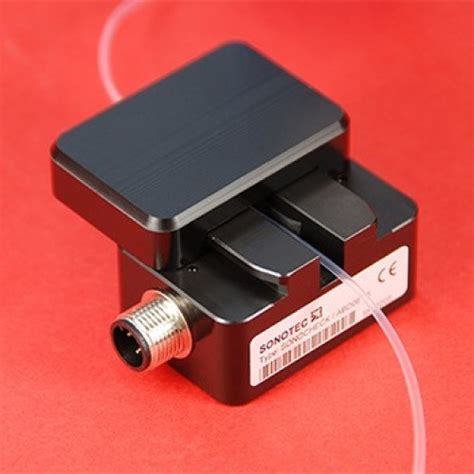 Industrial Air Bubble Sensor For Plastic Tubes Sonocheck Abd06 Sonotec