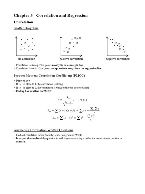 Chapter 5 Correlation And Regression Pdf Linear Regression