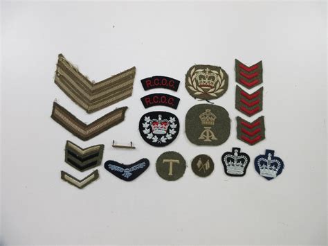 Wwii Post Wwii Canadian British Australian Badges Lot