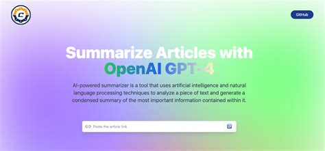 github codesleeps ai summarizer summarize articles