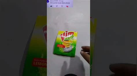 Vim Packet Reuse Ideas Leaf🍀 Reuse Ideas Diy Shorts Youtube