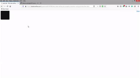 javascript why does setting css property using promise then not