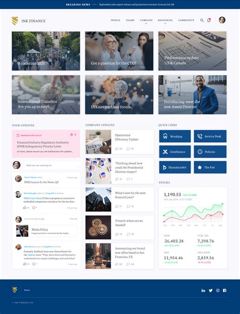 10 Intranet Design Examples Guaranteed To Inspire Your Employees Artofit