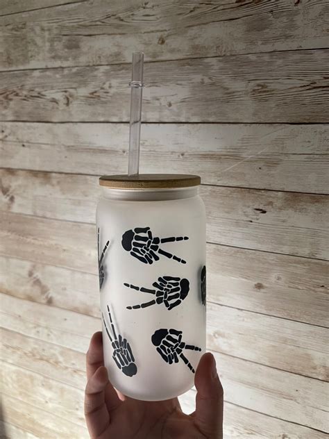 Skeleton Hands Cup Etsy