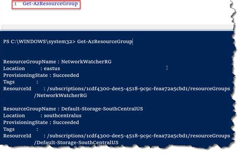 Get AzResourceGroup Azure Lessons